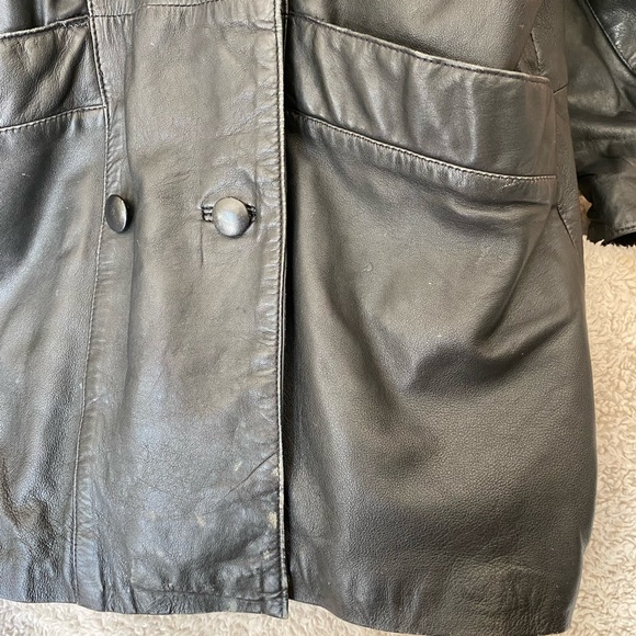 Avanti | Jackets & Coats | Vintage Avanti Lady Black Leather Duster ...